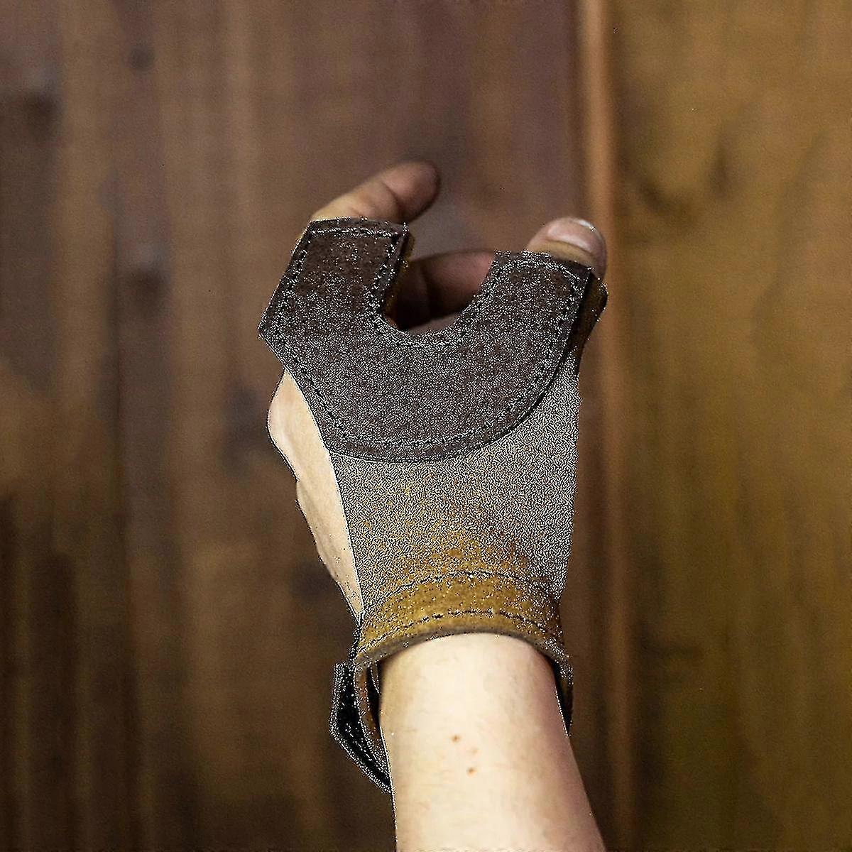 Medieval Renaissance Archery Vambrace Gauntlet Shooting Glove Leather ...