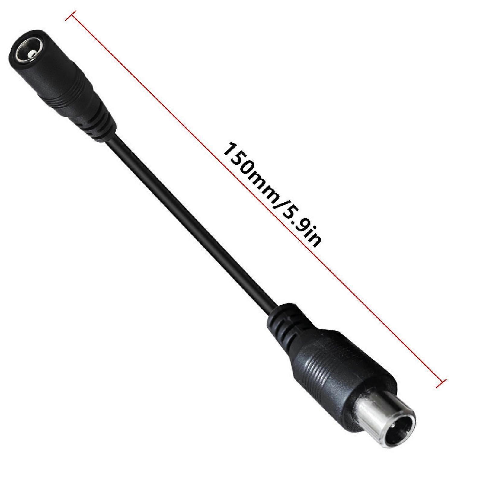 Portable Female DC5521 to M16/12 3Pin Female 3Pin Male Connector Cable Power Cord for Video ...