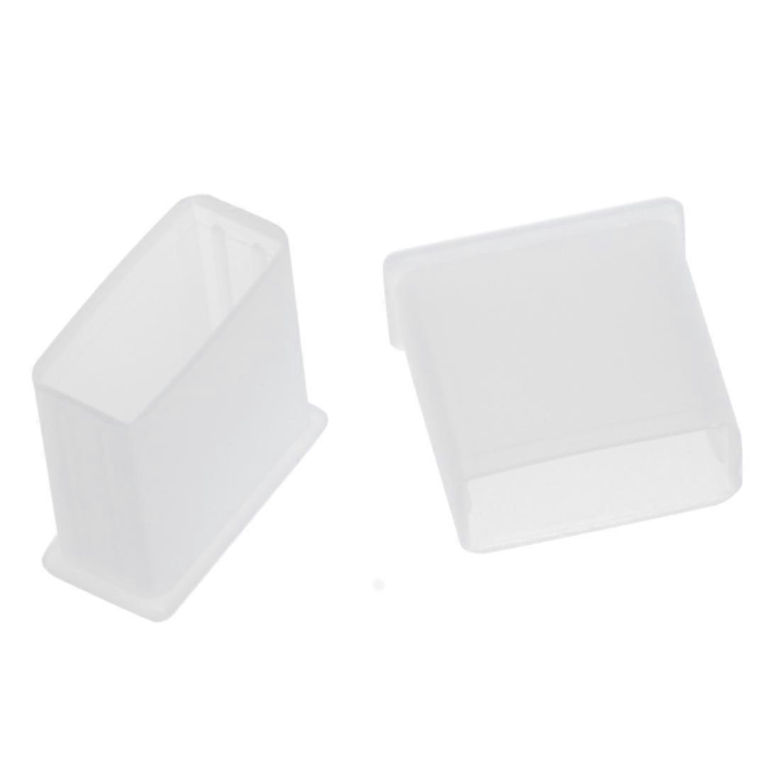 10pcs clear plastic USB type A plug dustproof plug stopper protection ...