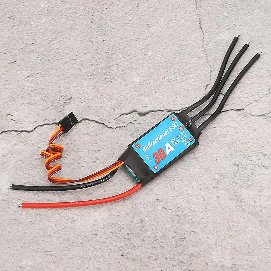 Bidirectional ESC 30A brushless ESC for Remote Control Ship(30A ...