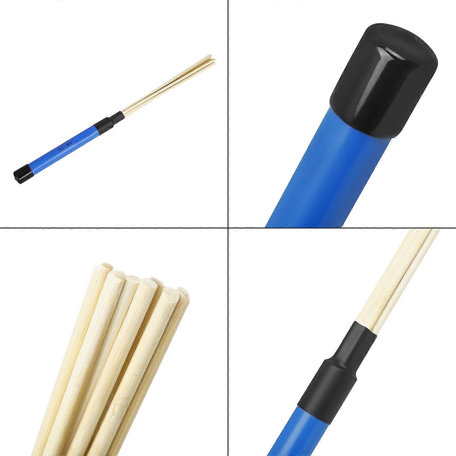 1 Pair Rod Drum Sticks Brush Professional Wooden Drumsticks Brushes ...