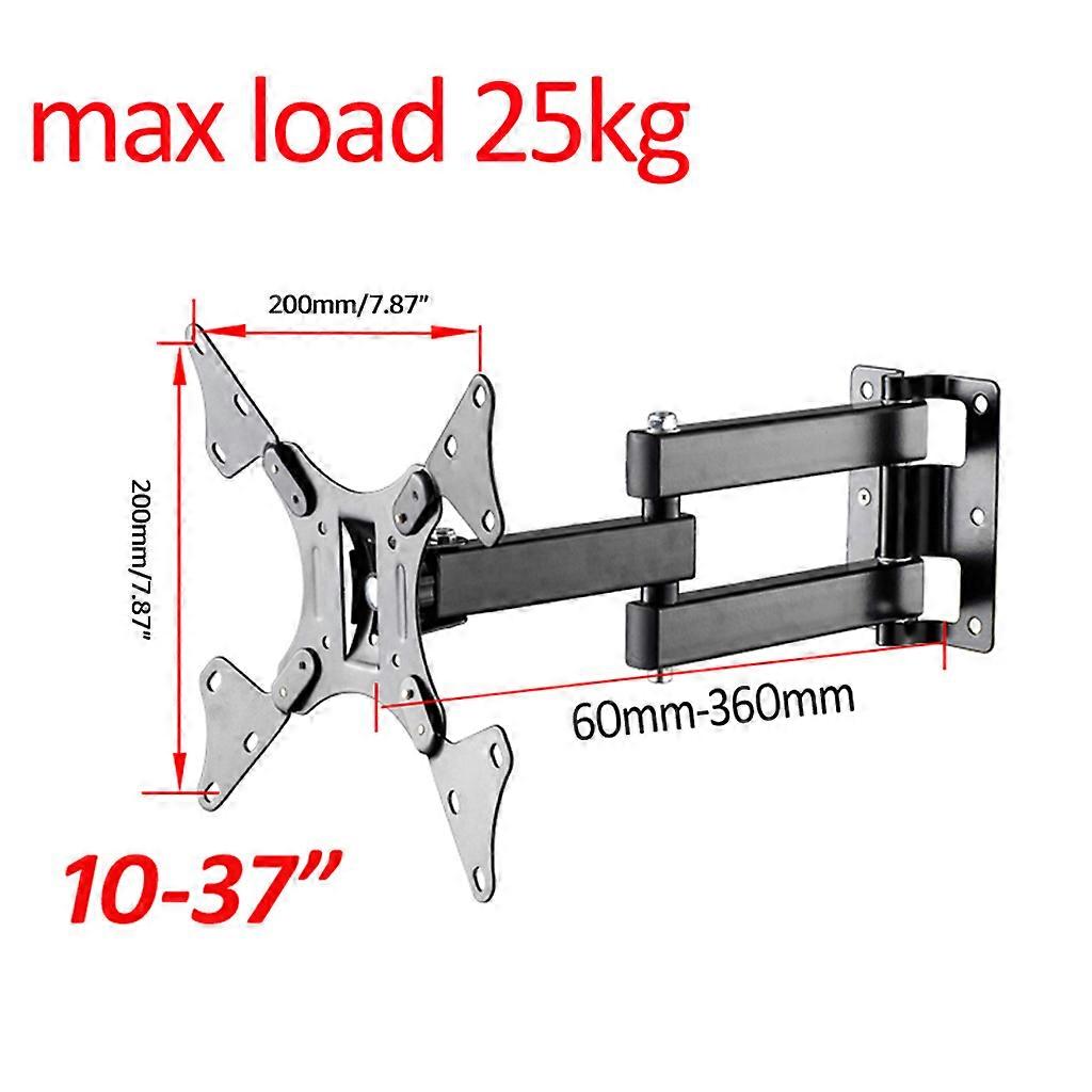 Retractable Vesa Mount TV Wall Mount Bracket Adjustable Swivel for 14 ...