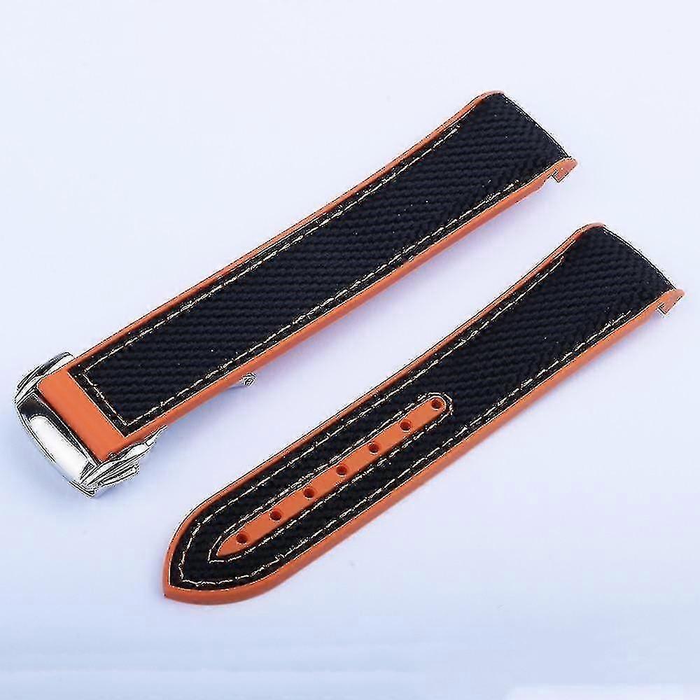 Replacement Rubber Watch Strap for Omega Seamaster Planet Ocean 22mm ...