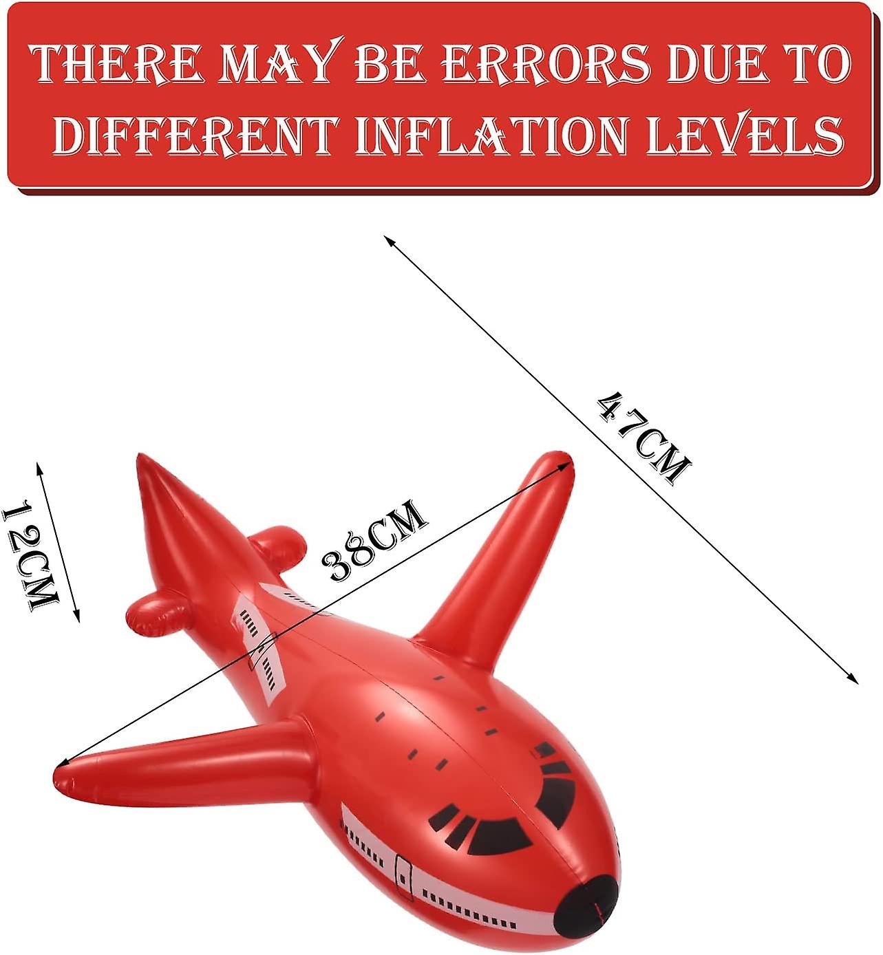 6 Pieces Inflatable Airplanes Aircraft Inflates Plane Inflated Toys for ...