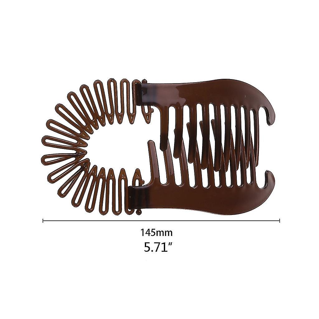 2 Colors Large Comb Banana Clip Hair Riser Claw Hair Accessory Women ...