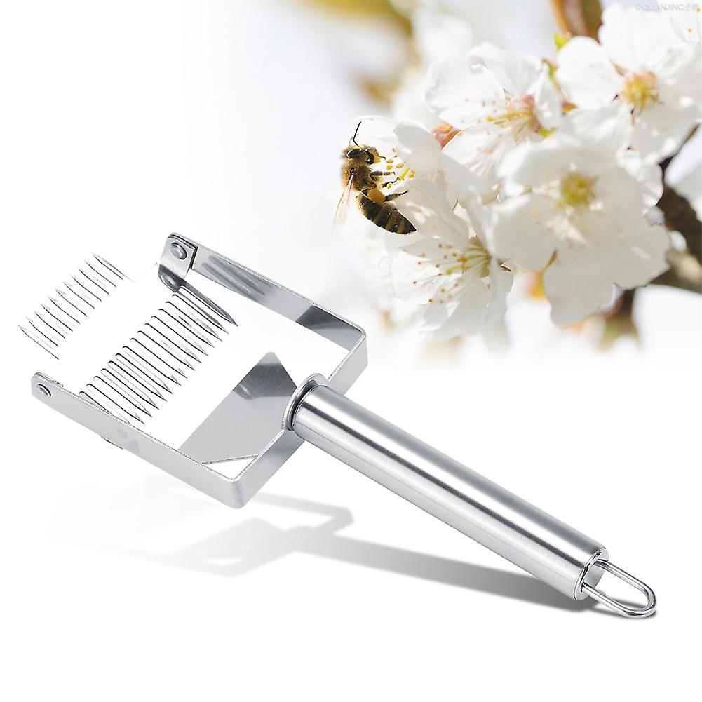 Double Needle Steel Beehive Uncapping Fork 9.4x3.0 Honey Scraper Tool ...