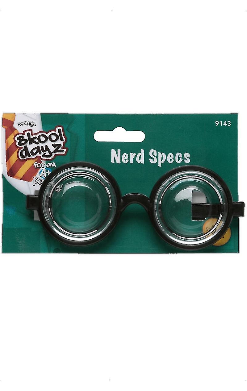 Round Nerd Glasses Halloween Fancy Dress Costume Accessory | Fruugo UK