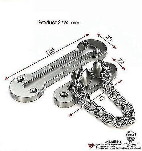 Extra-thick Door Chain Lock-- Sus304 Stainless Steel Casting Door ...