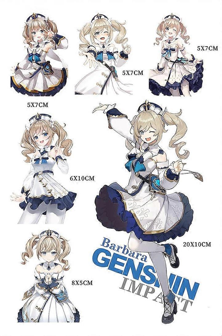 Genshin Impact Computer Case Sticker Computer Case Decoration Sticker ...