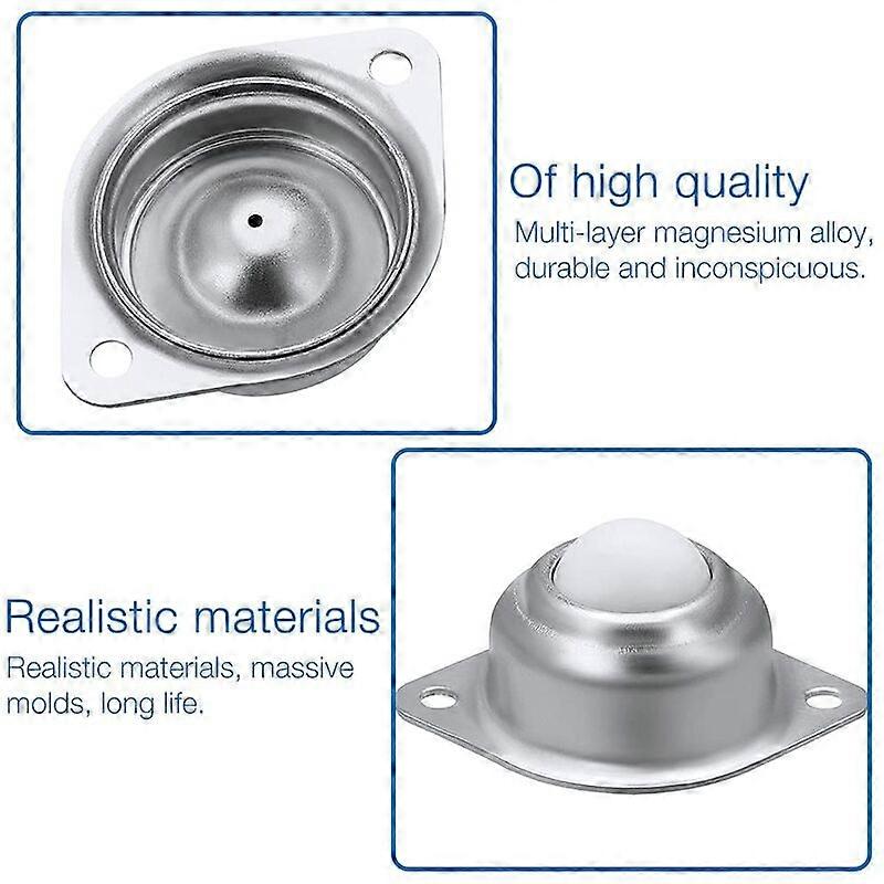 Ball Caster Wheels for Furniture, 12 Pack Ball Transfer, Nylon and ...