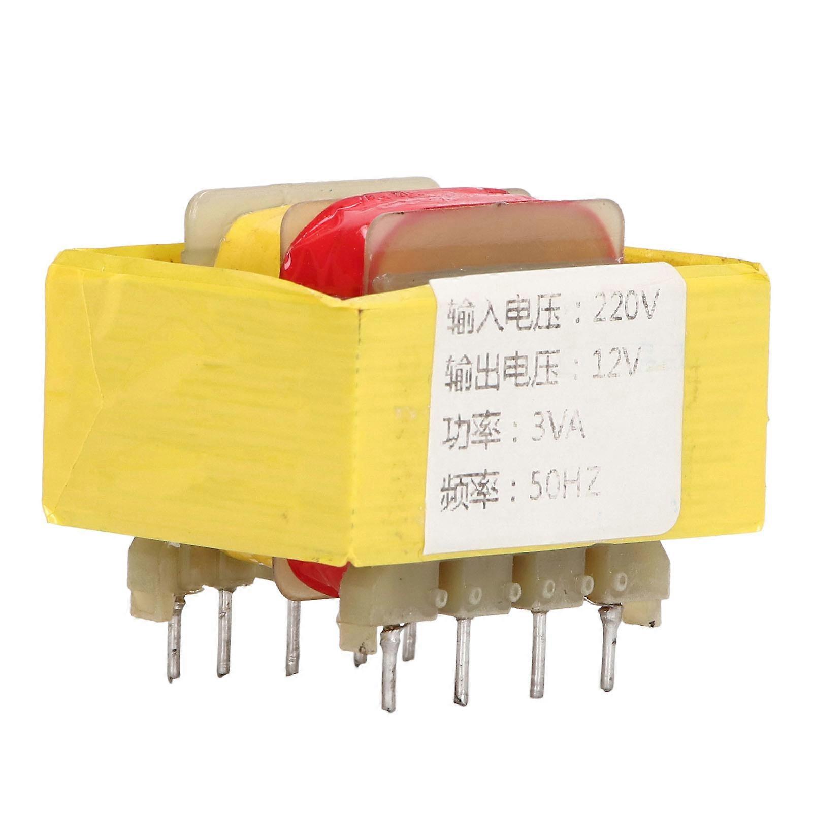 9 Pin Isolation Power Transformer 50HZ 3VA Input 220V Output 12V Power ...