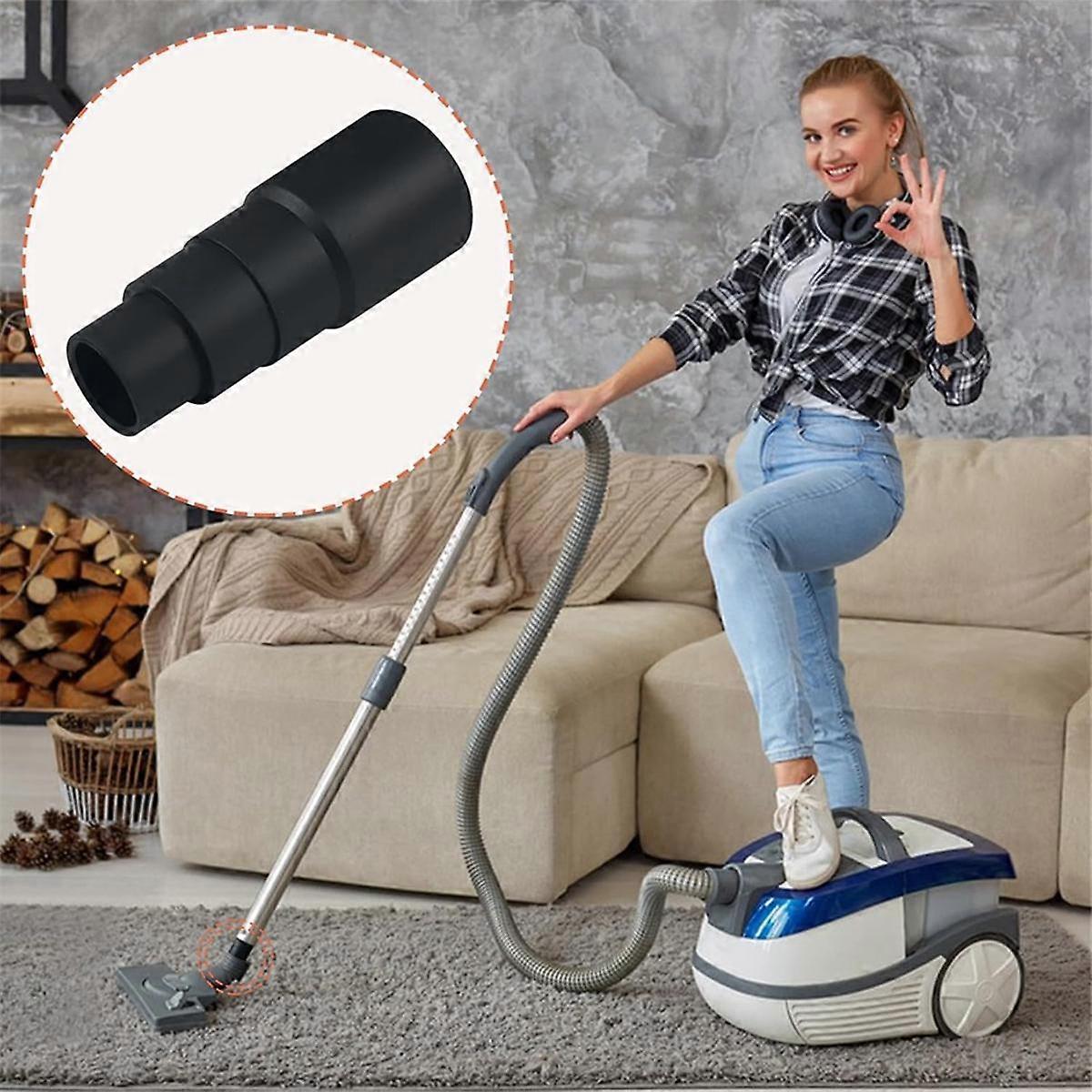 6 Pack Vacuum Cleaner Adapters 4 Layers Black, Hose Adapter Vacuum ...