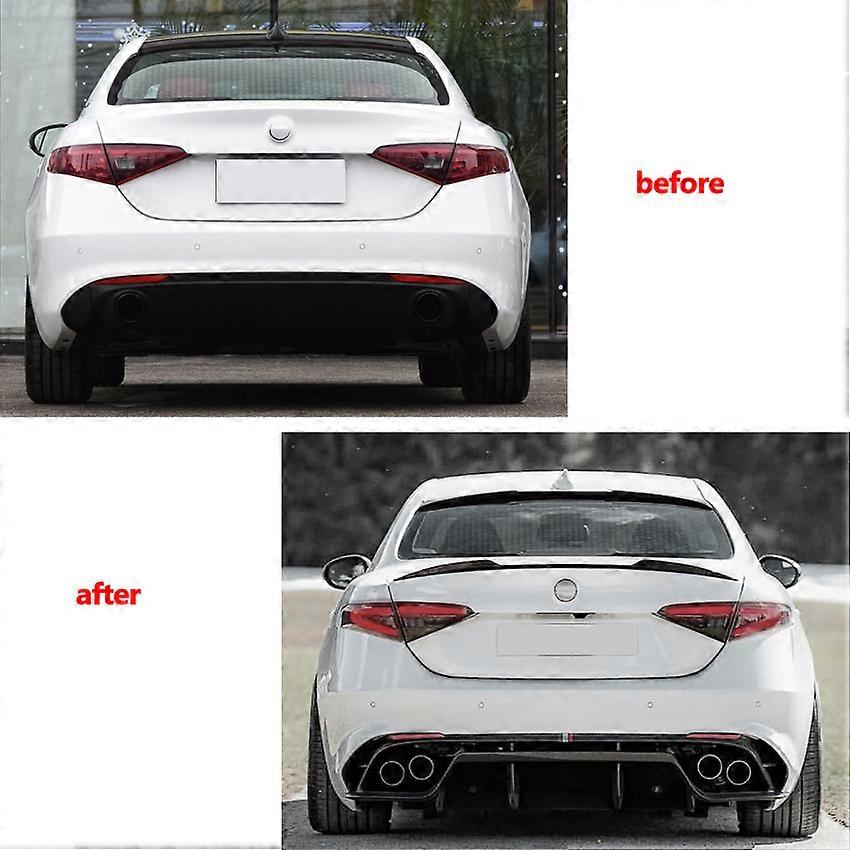 For Alfa Romeo Giulia Spoiler 2015 - 2023 Car Tail Wings Fixed Wind ...