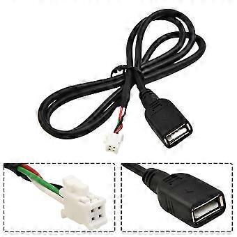 4 Pin Connector USB Cable For Car Radio Stereo 75CM USB Cable USB ...