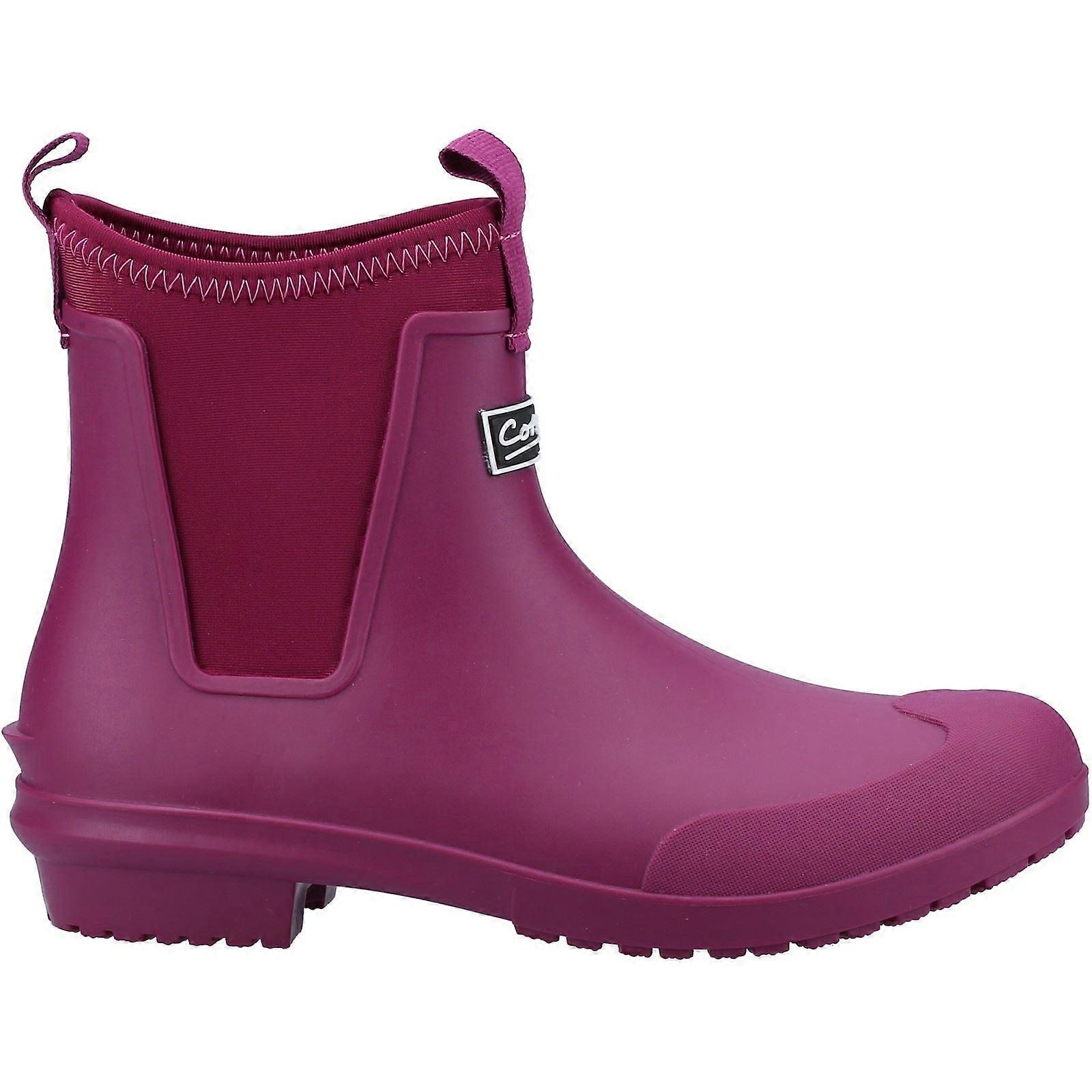 Cotswold Grosvenor TPR+Neoprene Berry Wellington Boots | Fruugo UK