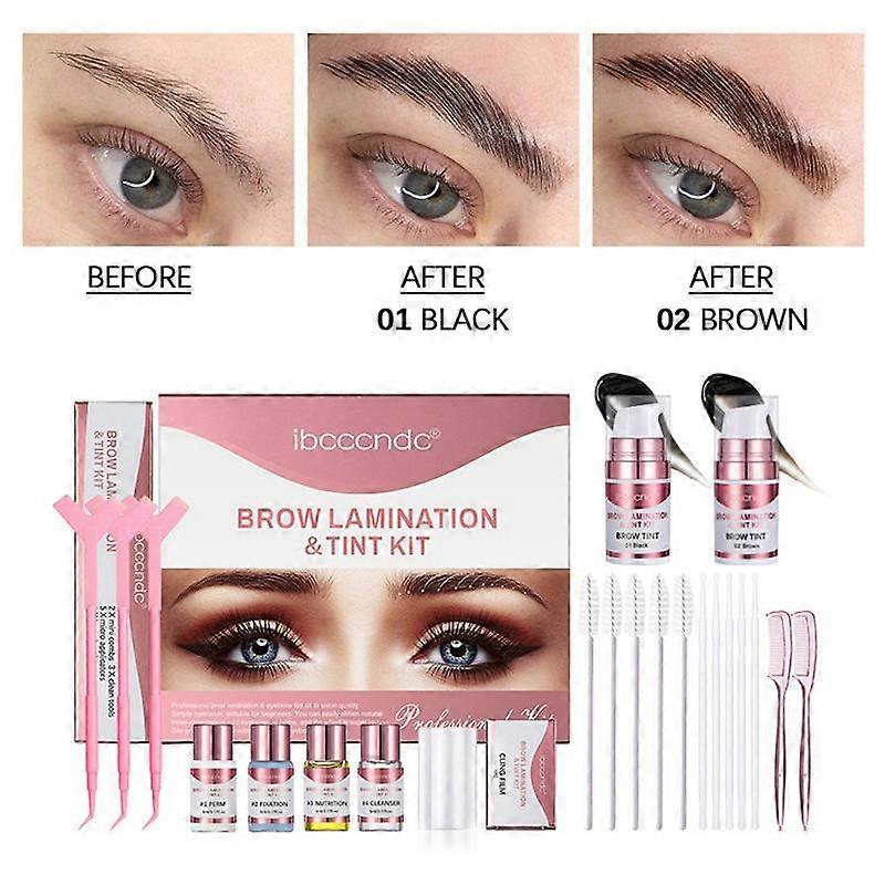 Eyebrow Lifting Kit and Brow Lamination Perming Lotion Dye Combination ...