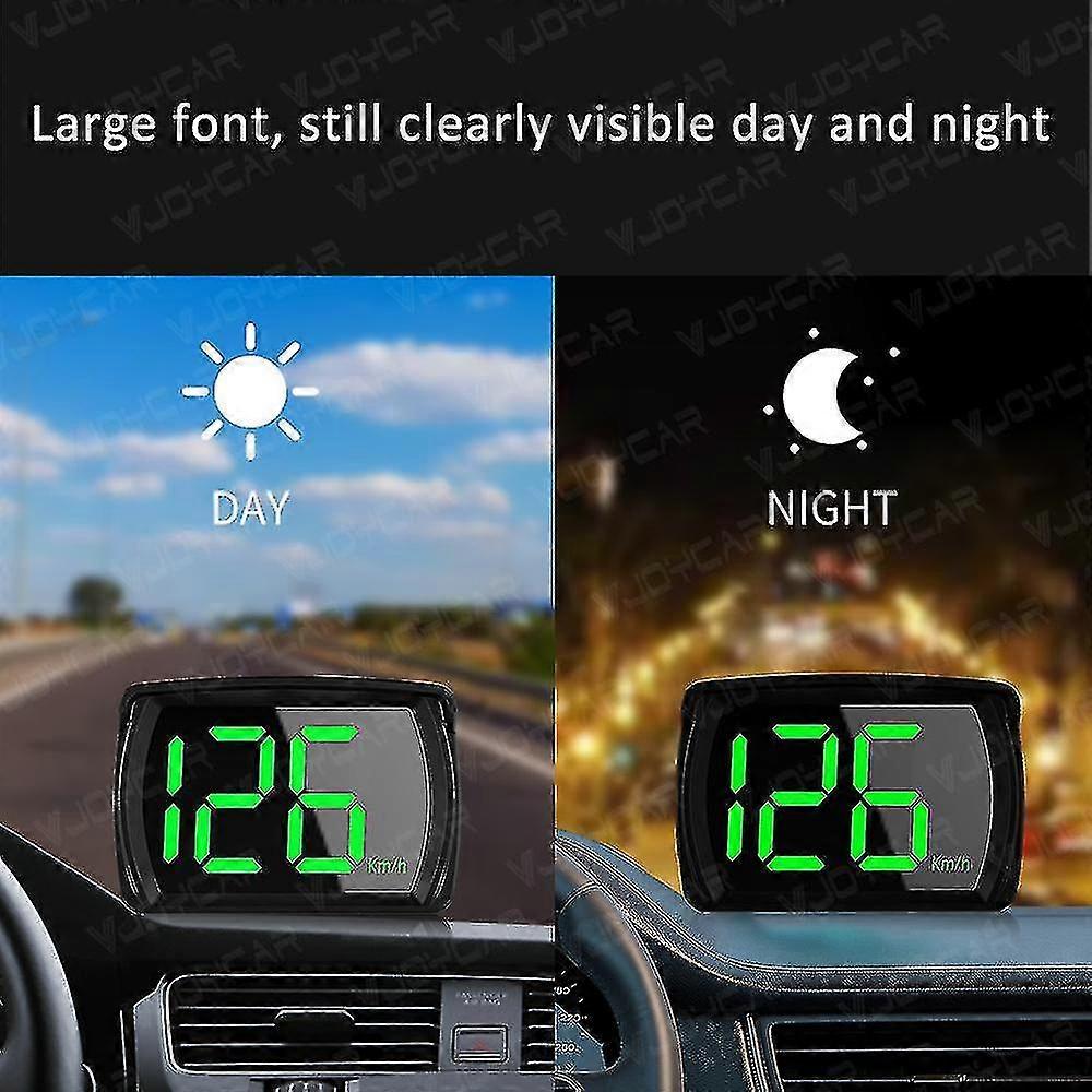 The Latest Gps Hud Digital Speedometer Plug And Play All Car Large Font ...