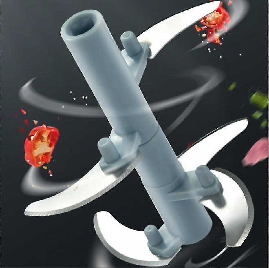 Manual Food Chopper500ml 3 Stainless Steel Blades, Kitchen Onion ...