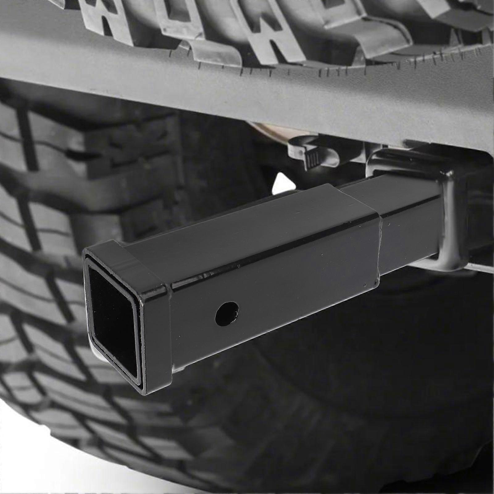 12 Inch Hitch Receiver Extender Black 5000 Lbs Towing Capacity Reliable ...