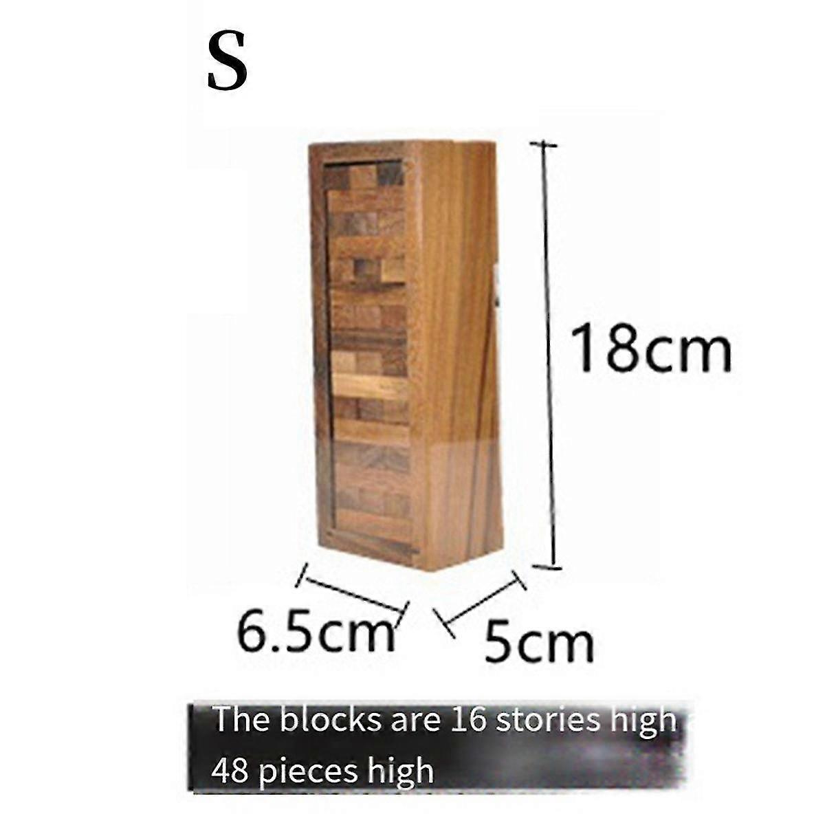 Wood Tumbling Tower Game - Perfect for Party Games, Outdoor Games for ...