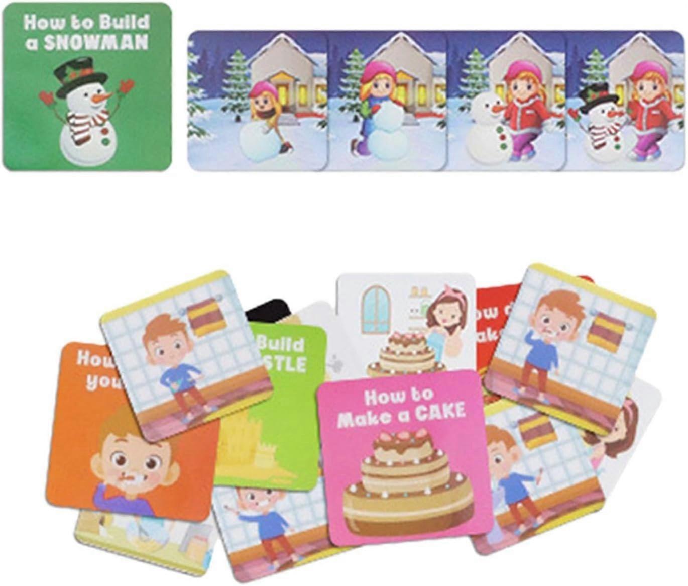 Kids Visual Schedule Sequence Card for School and Schedules Home ...