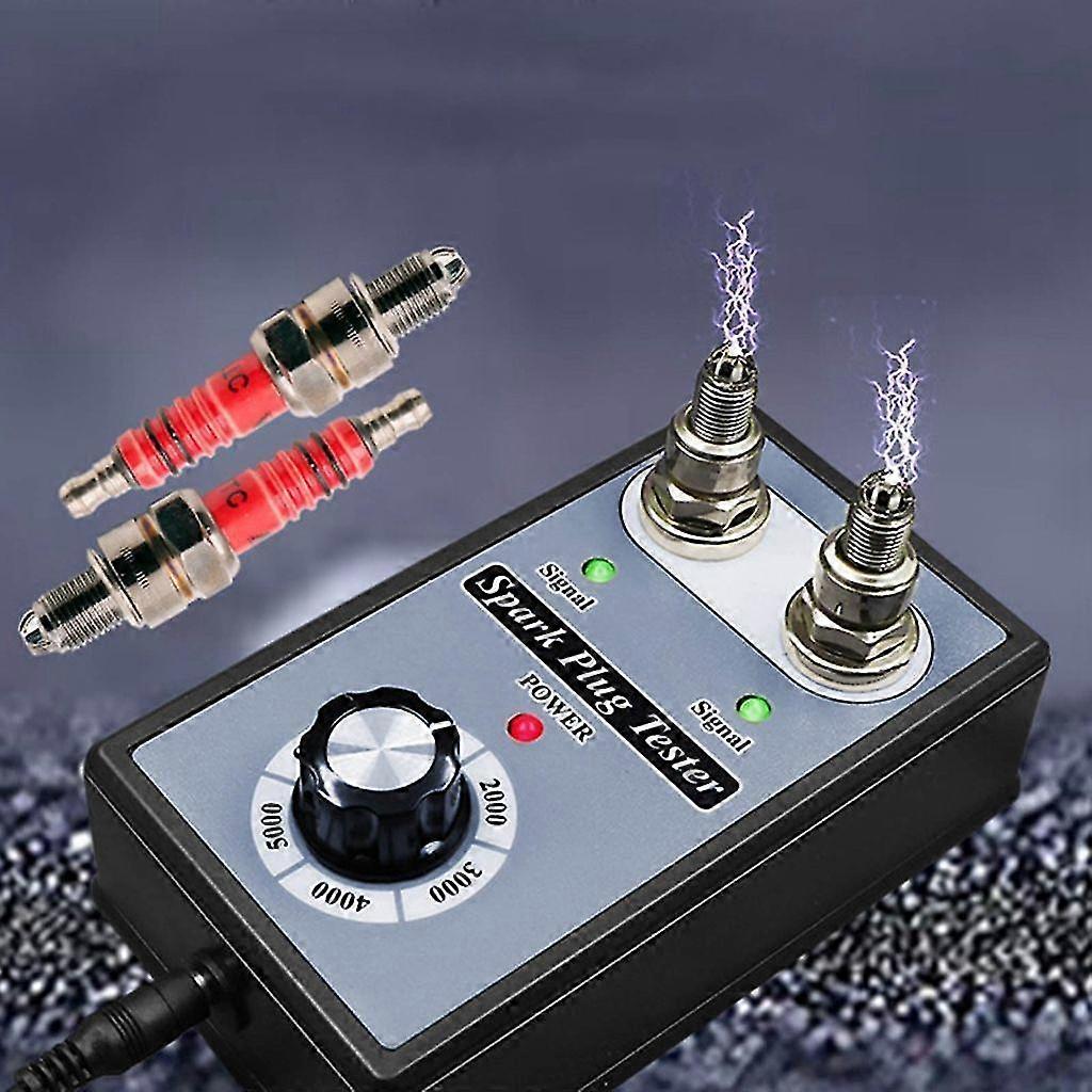 Auto Vehicle Spark Plug Tester With Adjustable Double Hole Detector ...