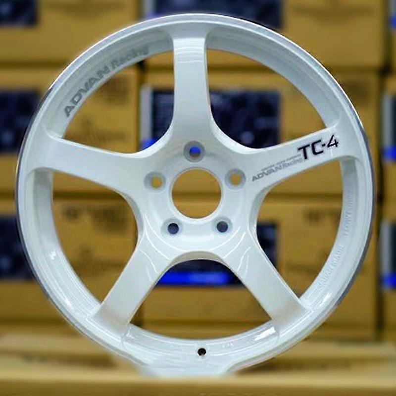 4x Car Styling Sticker for Casting Flow Forming ADVAN Racing TC4 Hub ...