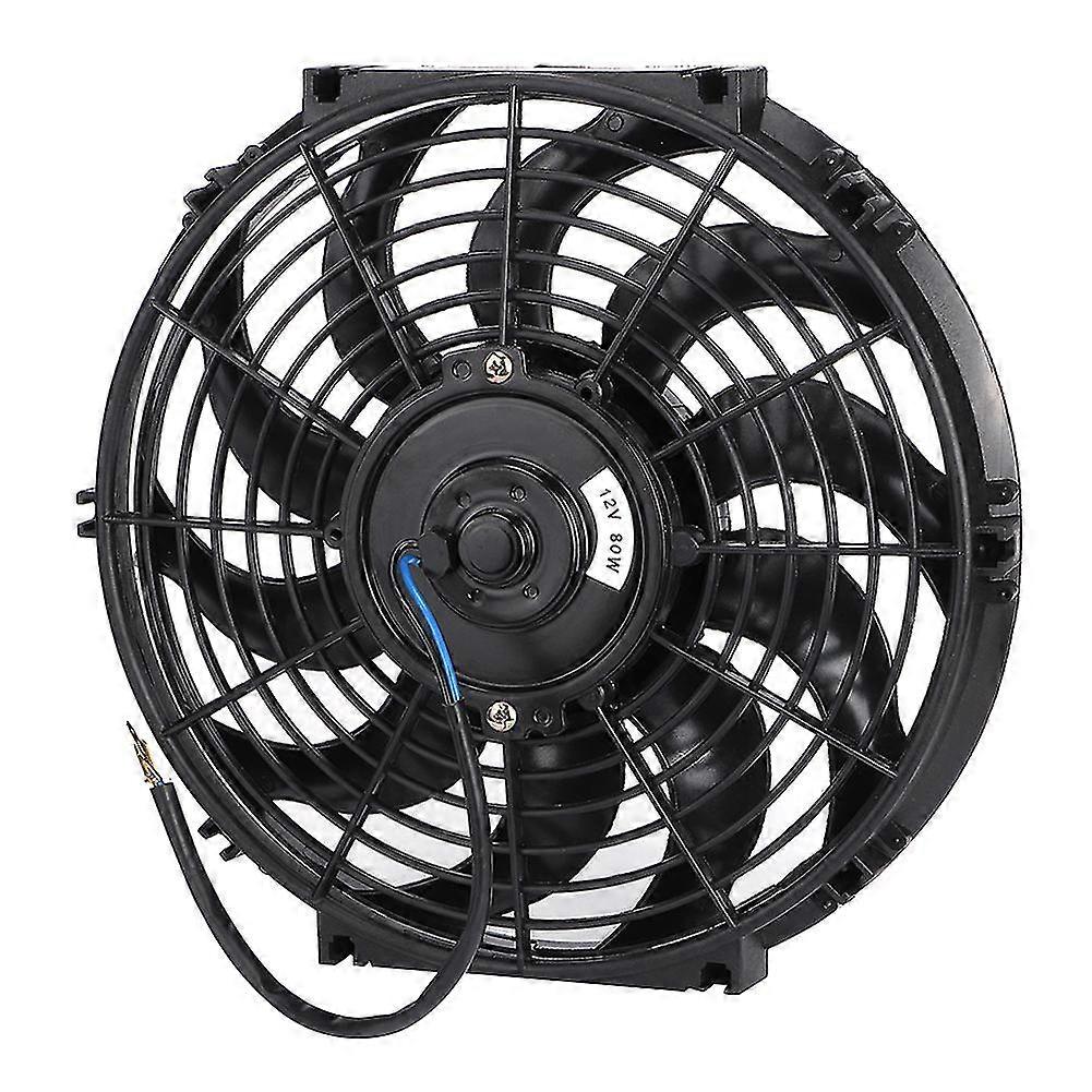 12in Universal Slim Radiator Cooling Fan Thermo 12V with Mounting Kit ...