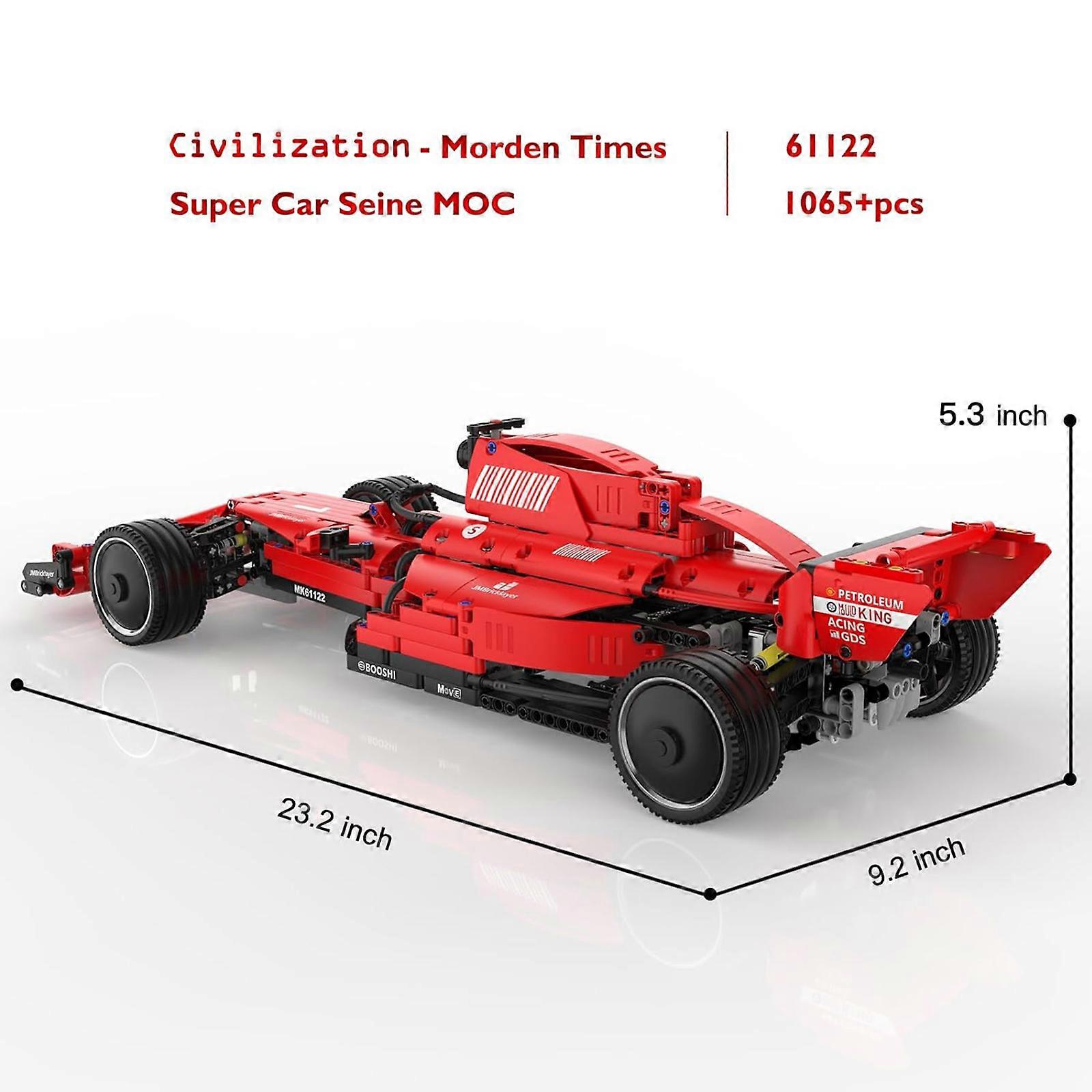 JMBricklayer F1 RC Race Cars Building Block Sets, MOC Remote Control ...