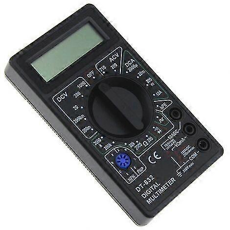 1999 Dt-832 Digital Multimeter Counts Ac/dc Amps Volt Ohm Tester ...