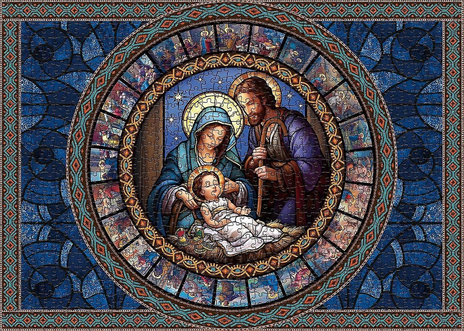 Jigsaw Puzzle Advent Calendar Nativity Puzzles For Adults 1000 Pieces ...