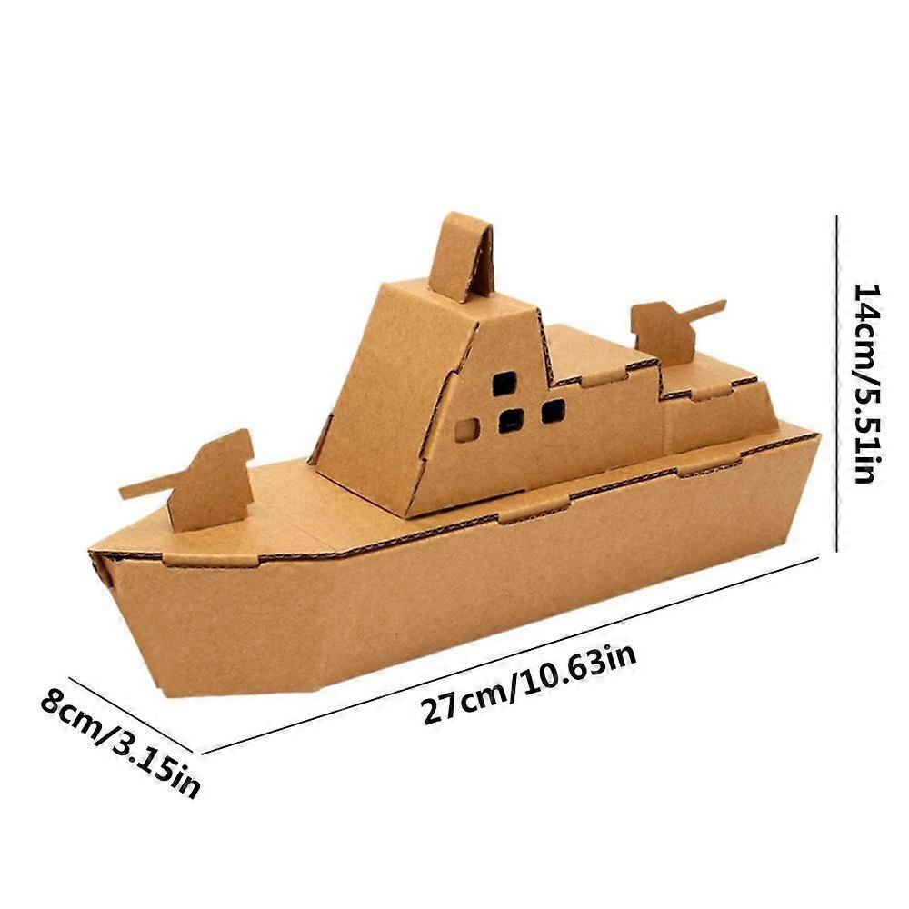 Cardboard Playhouse Coloring House Cardboard Paper Toys Crisp KT Board ...