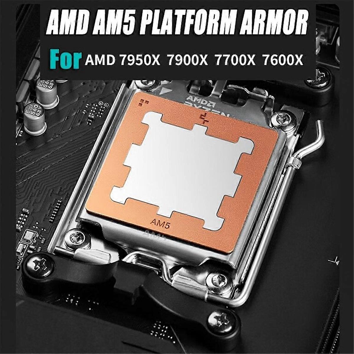 Thermal Paste Guard AM5 CPU Cooler Armor for 7950X 7900X 7700X 7600X ...