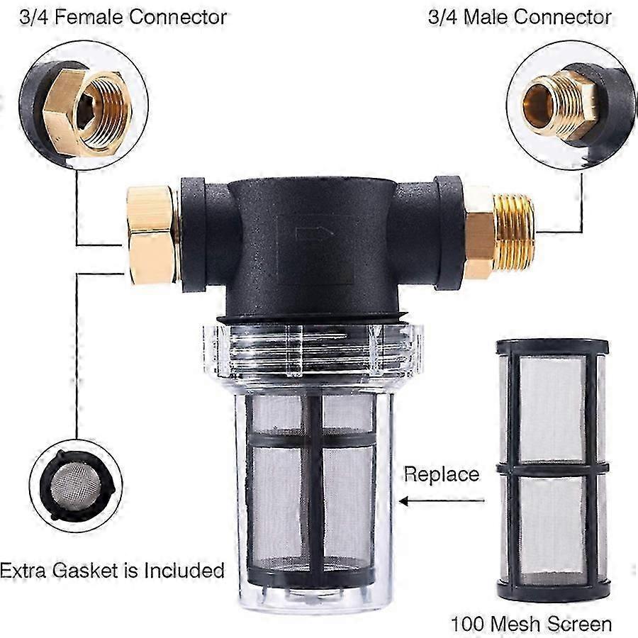 Sediment Filter Attachment Line Water Hose Filter, Garden Hose Filter ...