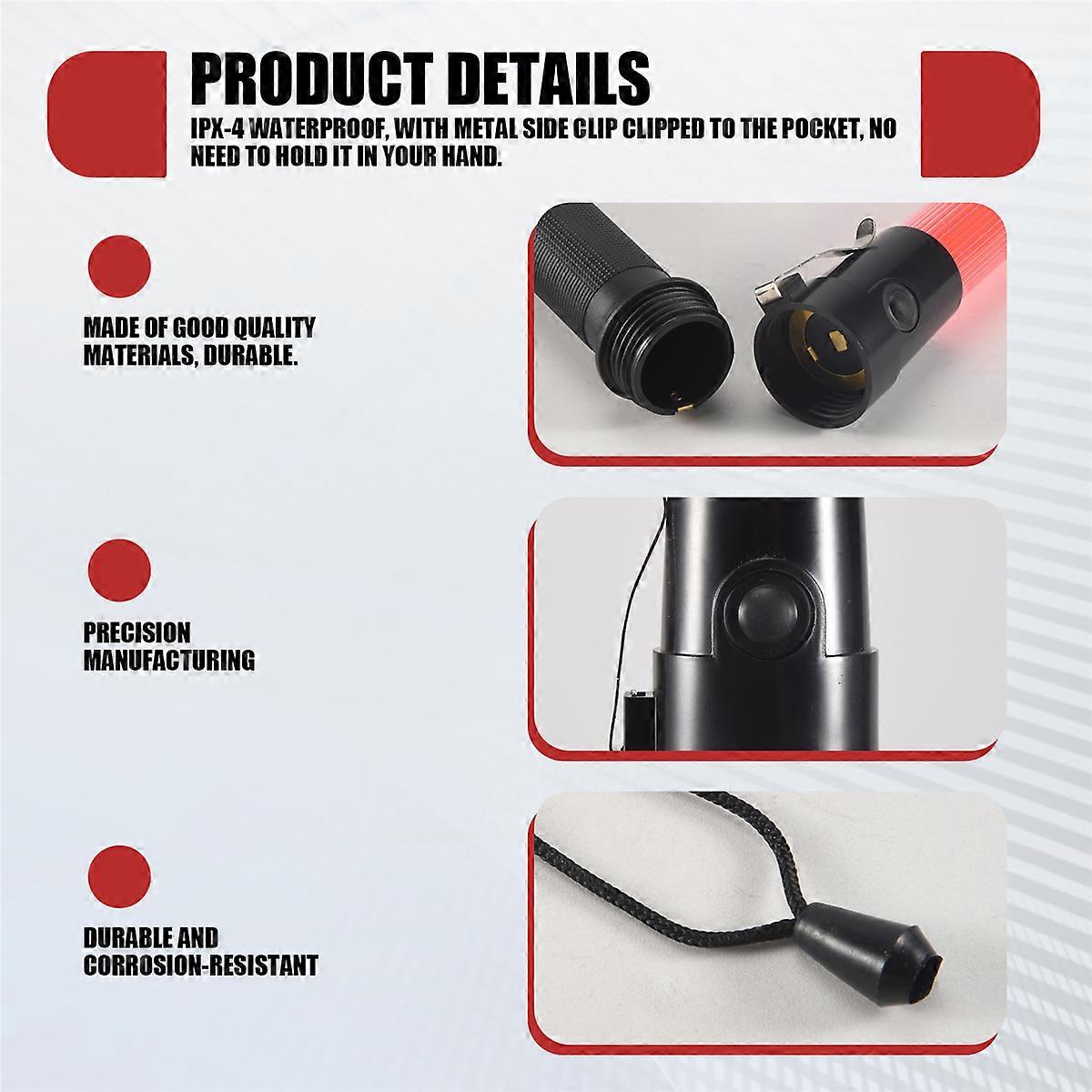 2Pack 21Inch Signal Traffic Safety Led Light Traffic for Parking Guides ...