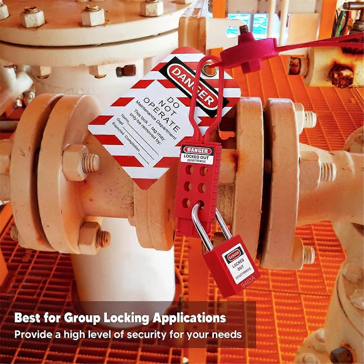 Lockout Tagout Kit Lockout Hasps,Safety Padlocks,Plug Lockout | Fruugo SE