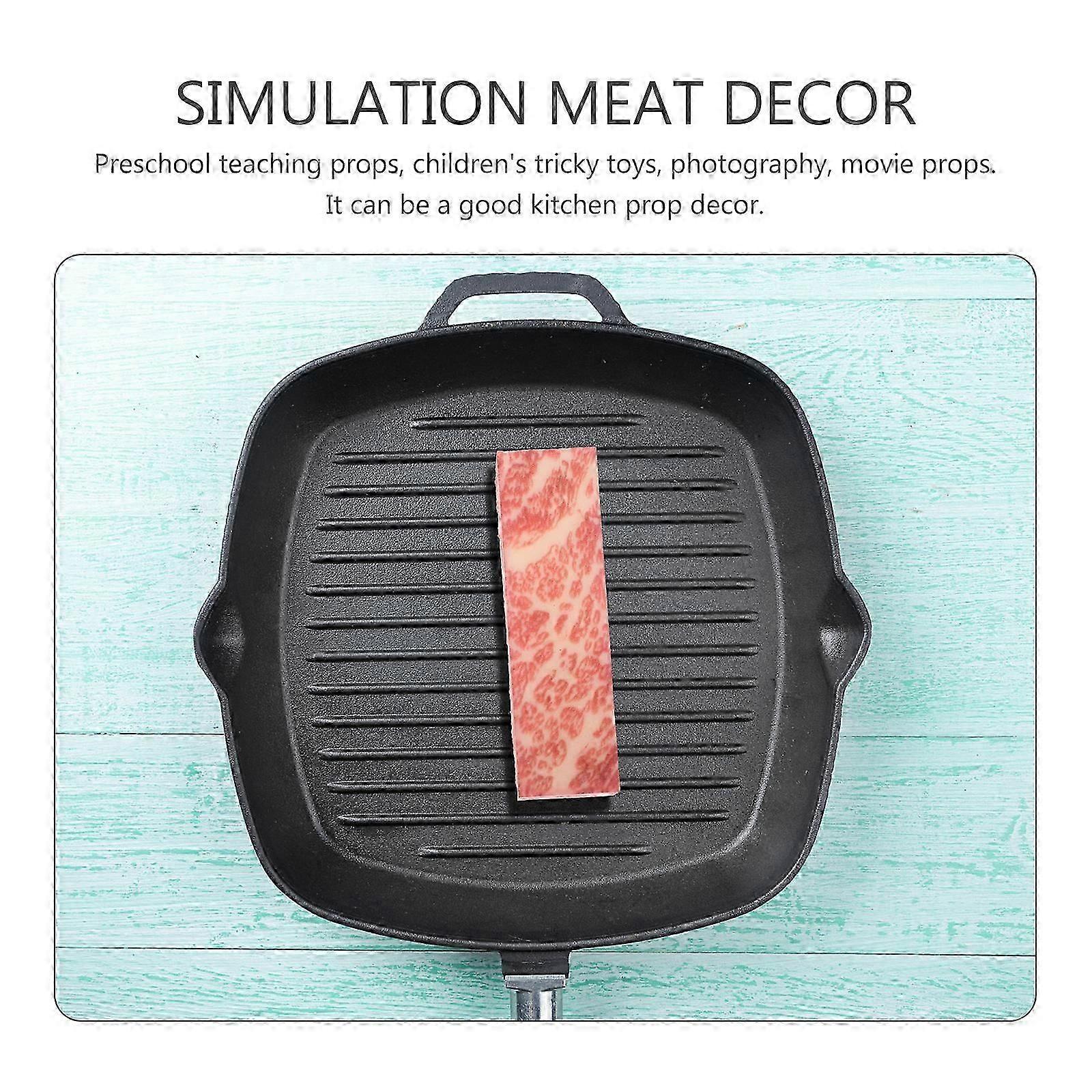 Fake Food Meat Fake Cooked Meat Kitchen Meat Model Lifelike Meat ...