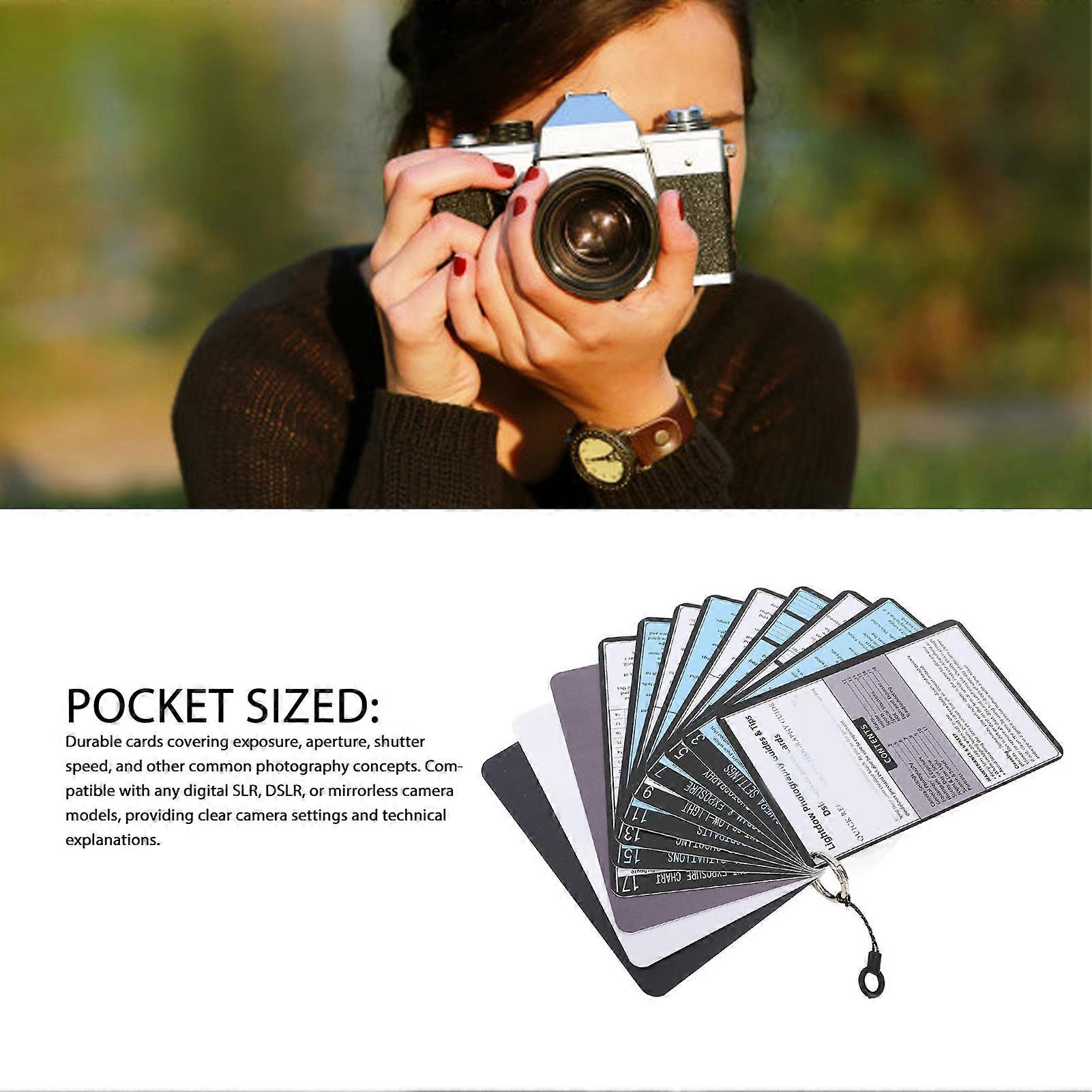 DSLR Cheat Sheet White Balance Gray Card Bundle Quick Reference Guides Master Your Camera ...