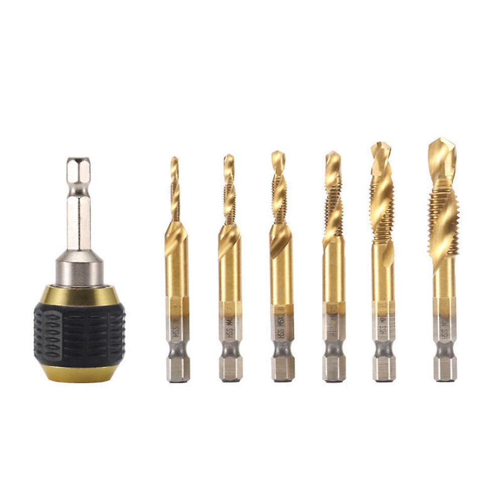Quick change drill chuck countersink drill tap bits self-locking ...
