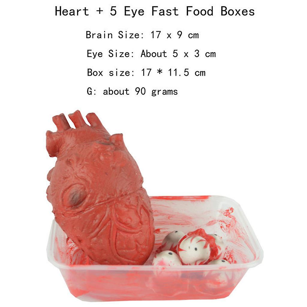 Halloween Realistic Fake Body Parts Organs With Lunch Box Severed ...