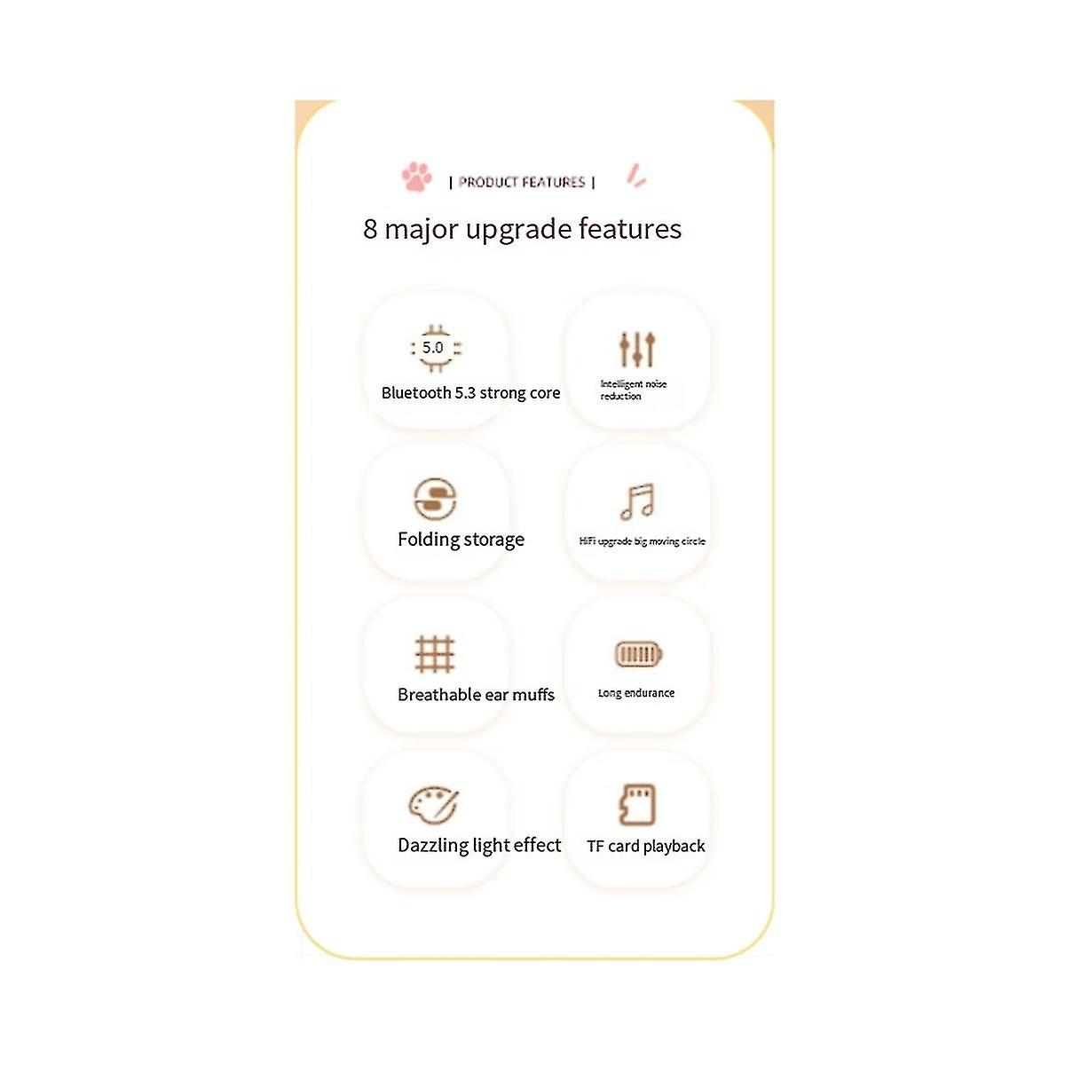 Wireless Tooth 5.3 Phs Gaming Anime Phs With Microph Led Stere | Fruugo SE