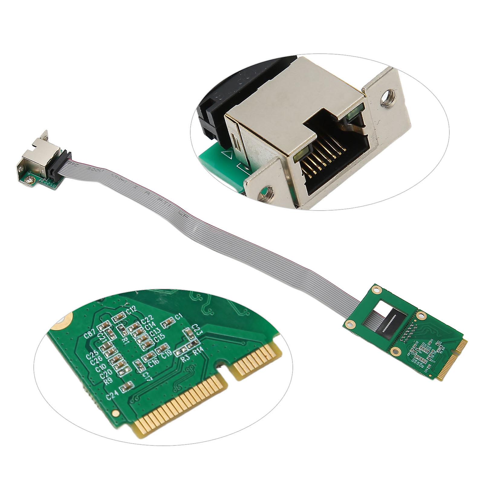 Mini PCIe Network Controller Card 10 100 1000Mbps Self Adaption Stable ...