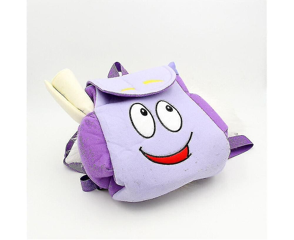 Dora The Explorer Purple Plush Backpack With Map Kids Toy School ...