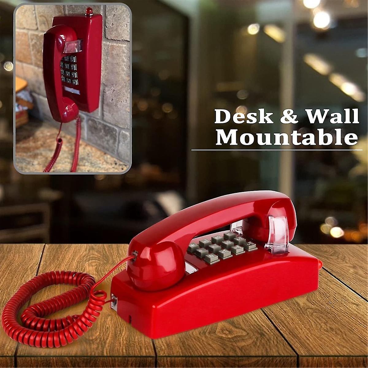Classic Wall Phones For Landline With Mechanical Ringing, Single Line ...