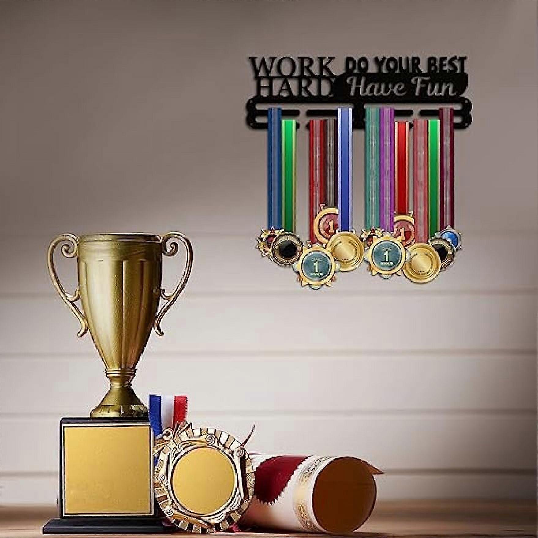 Medal Hanger Inspirational Words Medal Display Holder Medals Ribbon ...