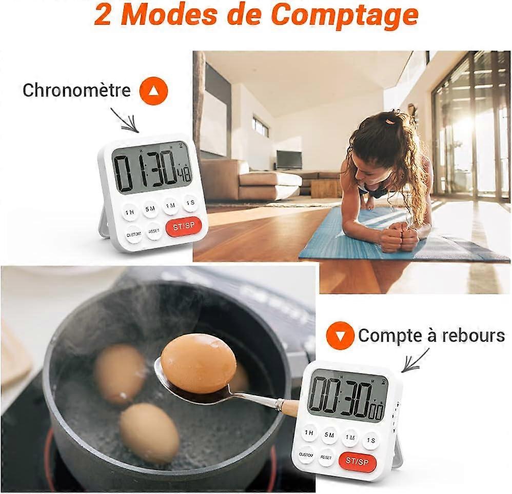 Kitchen Timer, Kitchen Timer, Digital Timer Stopwatch and Countdown ...