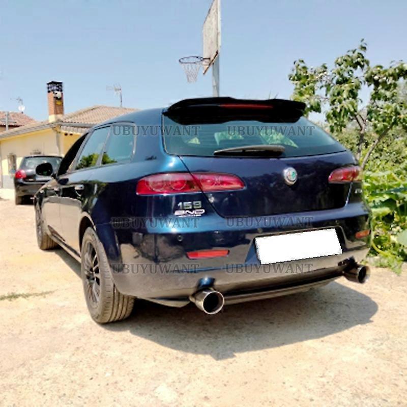 Mini Spoiler For Alfa Romeo 159 Sportwagon 2005-2011 Glossy Black ...