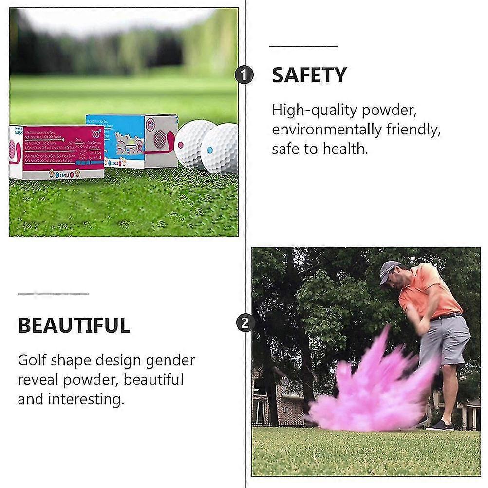 2Pcs Birthday Party Gender Reveal Powder Balls Banquet Smoke Powder ...