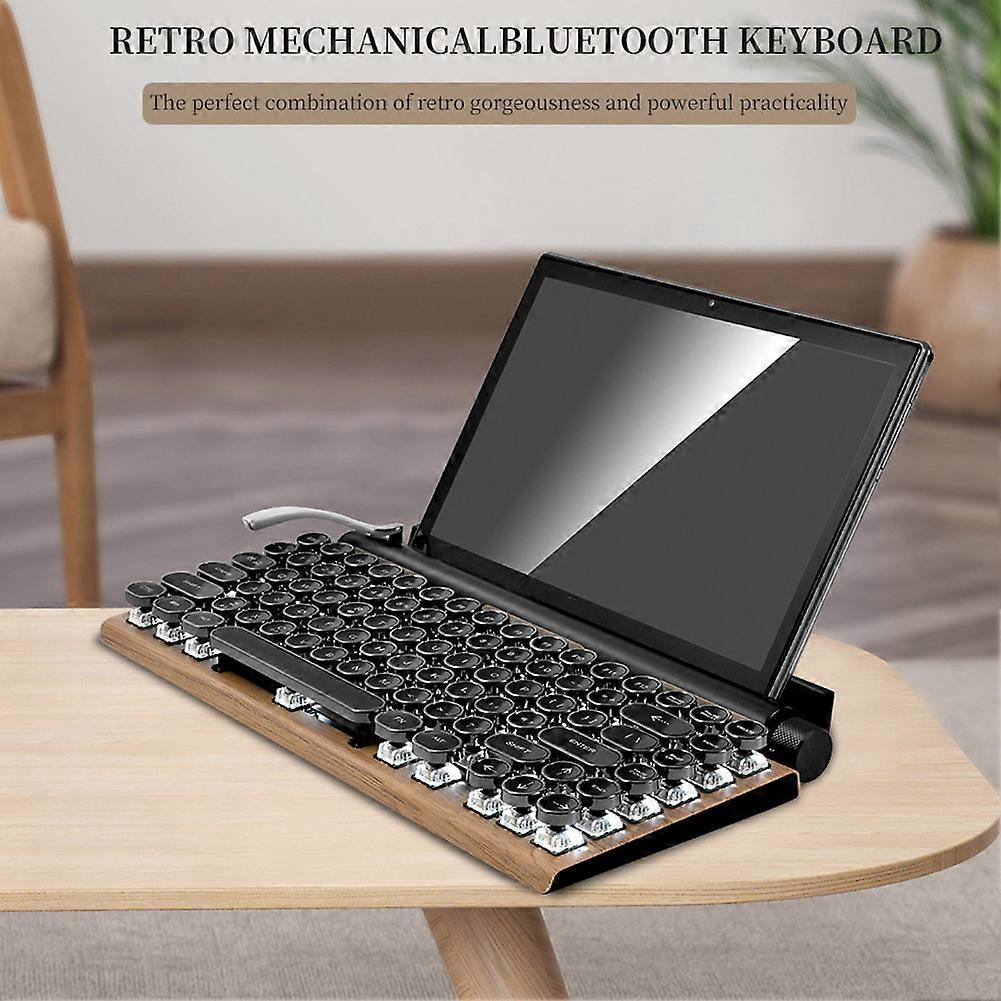 Retro Typewriter Keyboard Wireless Bluetooth Mechanical Keyboards 83 ...