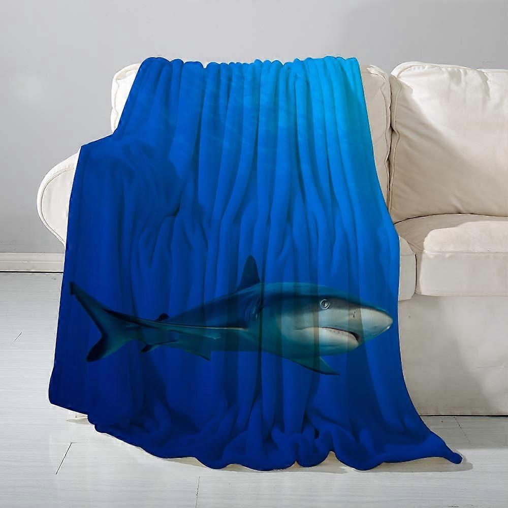 flanellfiltar, haj, fisk i det exotiska havet Drömmande vatten med ...